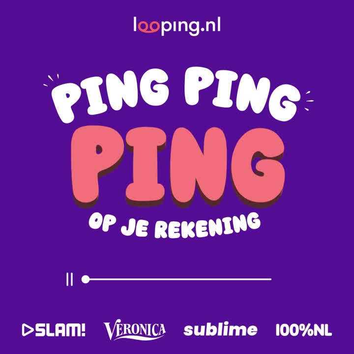 Ping, ping, ping op je rekening: De nieuwe hit van | Looping.nl